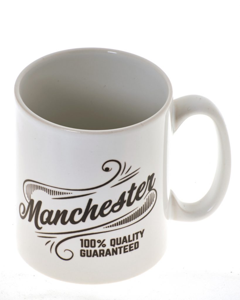 Manchester 'Quality Guaranteed' Mug - Manchester Souvenirs